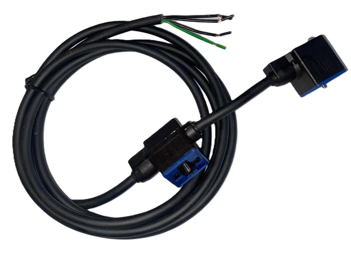 Cable assembly for hydraulic single or double solenoid valve DIN 46350 ...