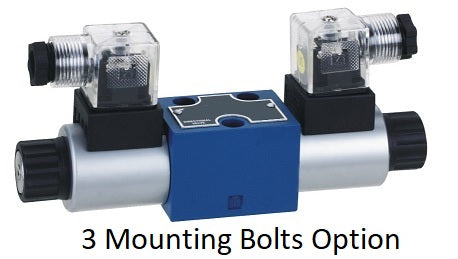 D02 (NG4): Hydraulic Electrical Solenoid Valve: 5 GPM 4560 psi 24VDC 3 ...